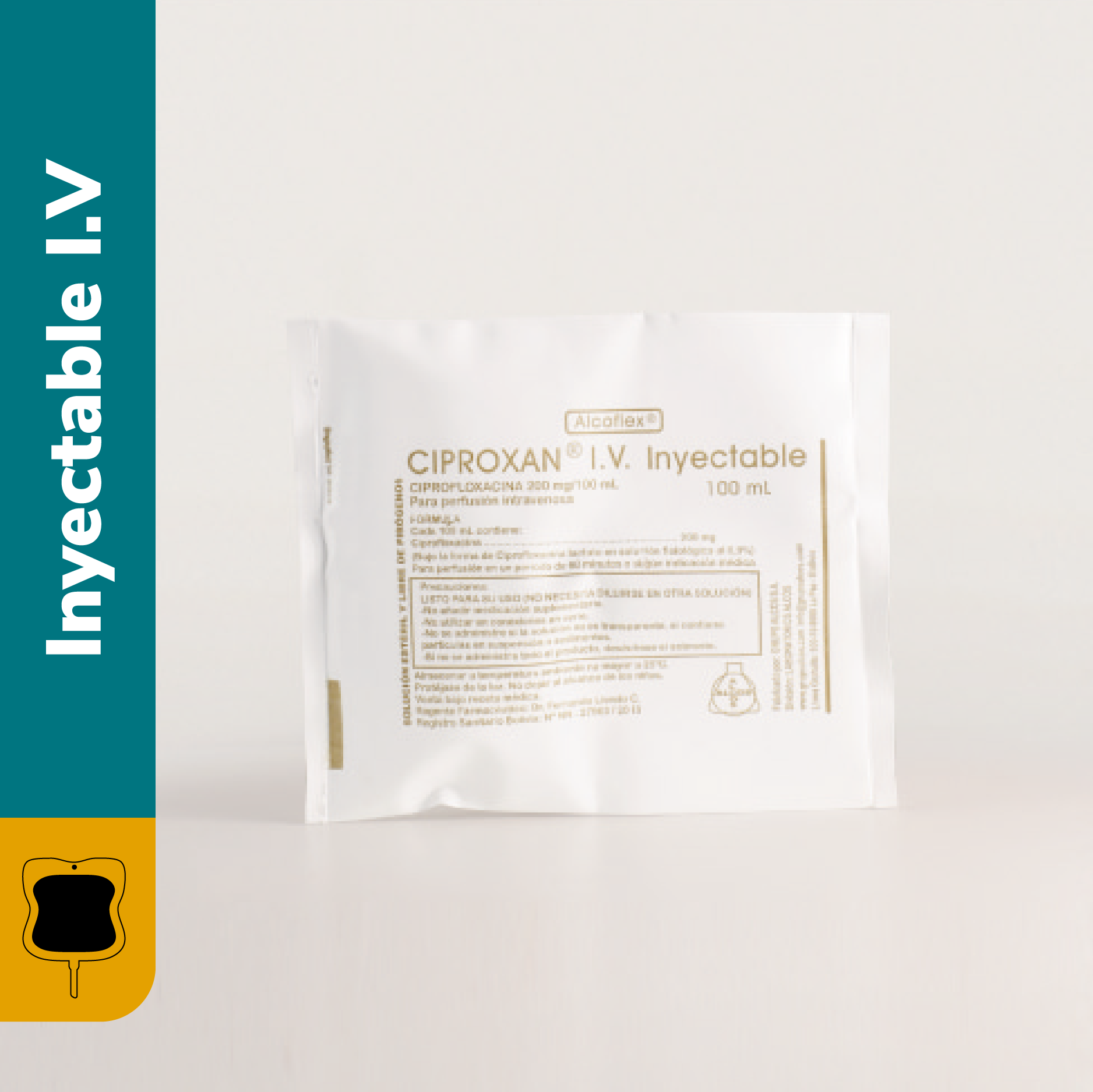 Naturalcos S.A. | (IP) CIPROXAN INYECTABLE 200 MG X 100 ML